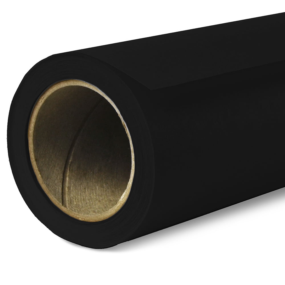 Savage Seamless Paper Photography Backdrop - #20 Black (26 in x 36 ft ...