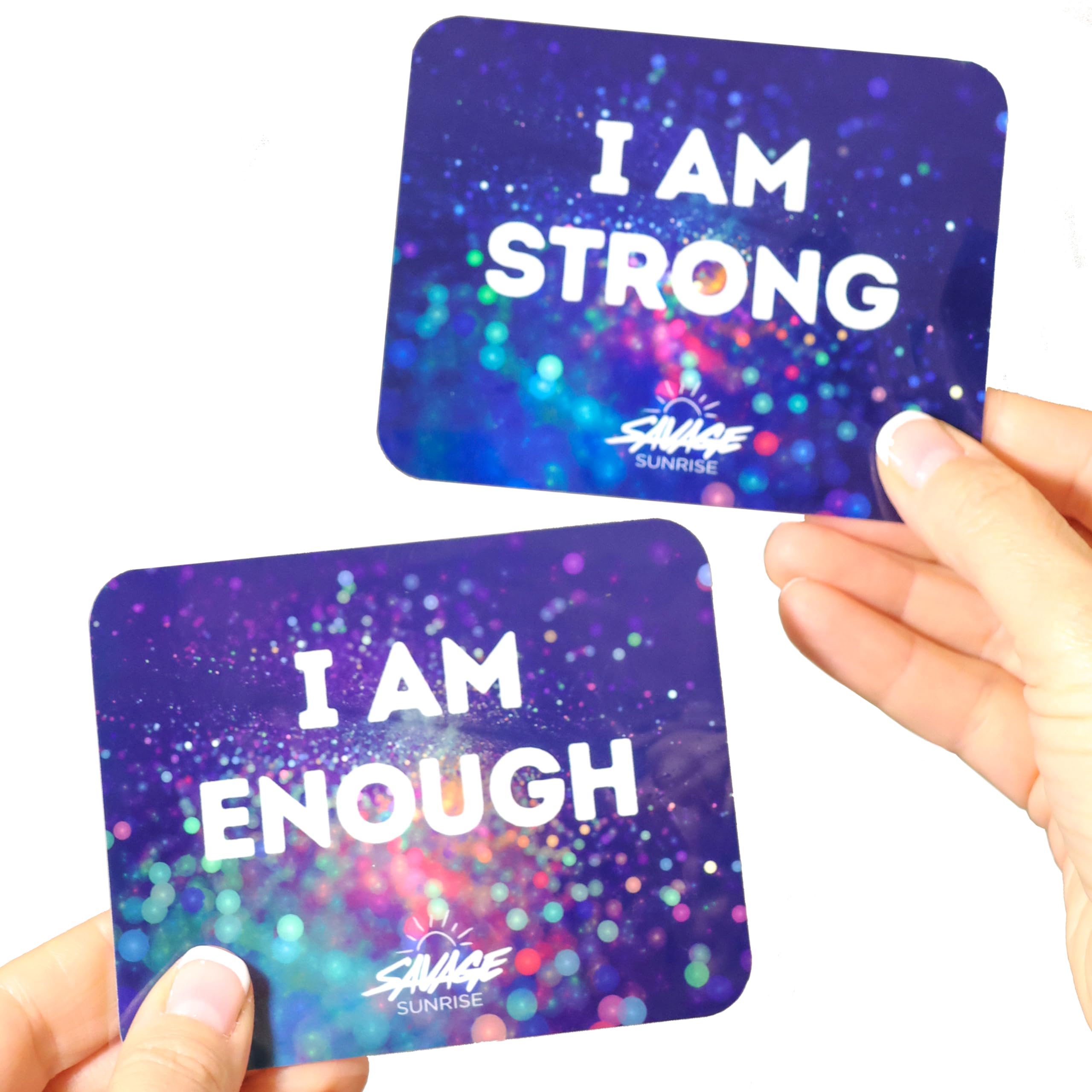 Savage Secrets Shower Affirmation Cards, Positive Mirror Clings ...