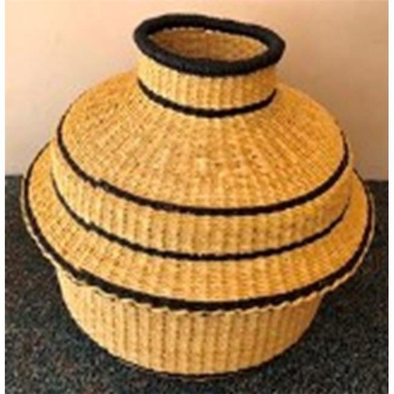 Savanna FP-15 5 Black Stripes Zaare Flower Pot - Walmart.com
