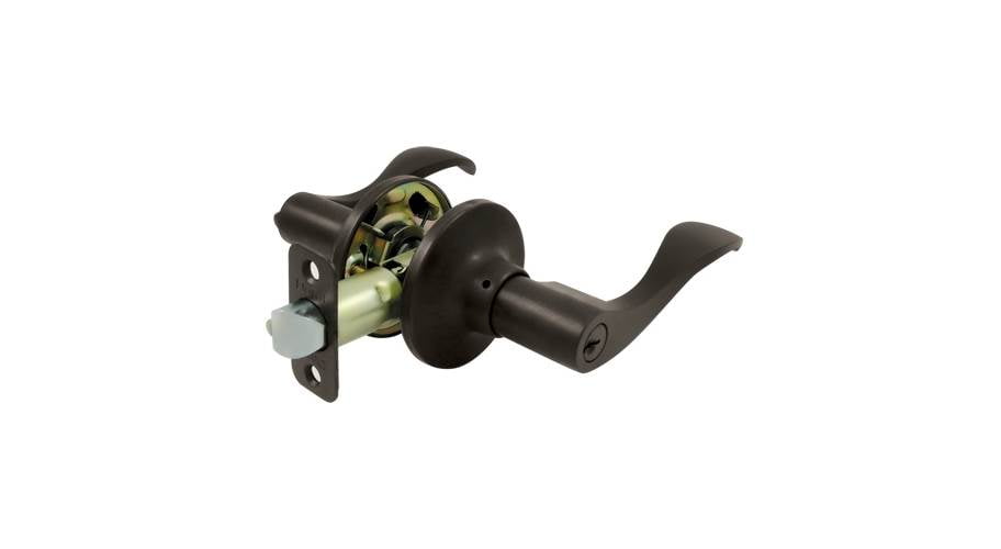 Savanna Residential Entry Lever (Left - Antique Nickel) - Walmart.com