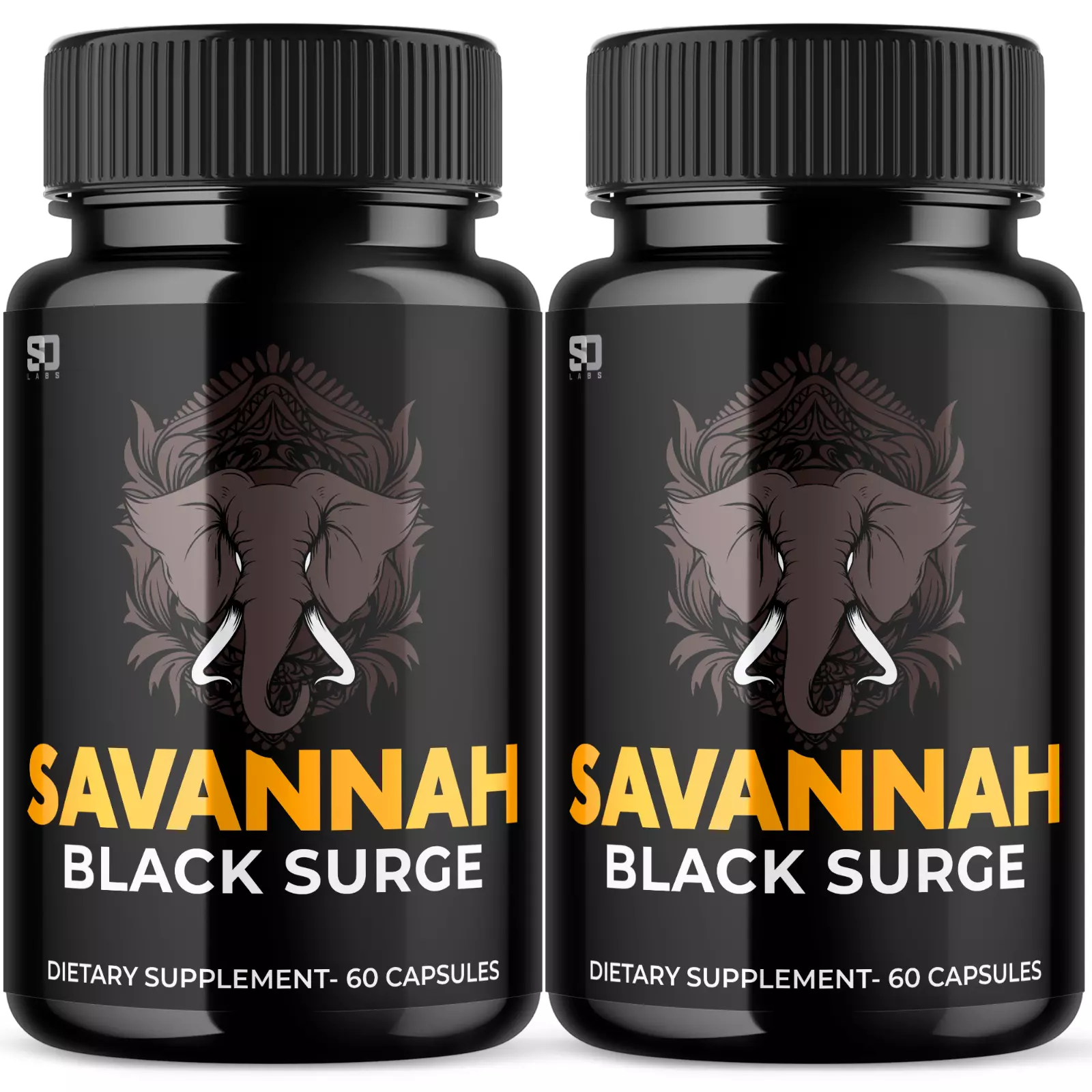 Savannah Black Surge - Support Performance and Vitality for Men (2 Pack ...