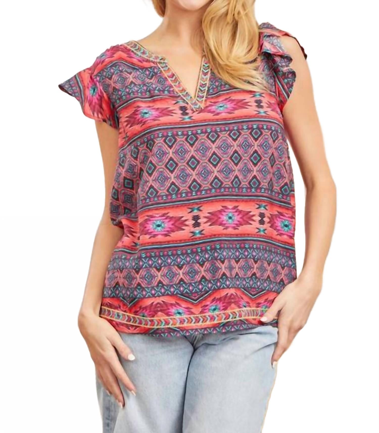 Savannah Jane Tessa Blouse - Plus - Walmart.com