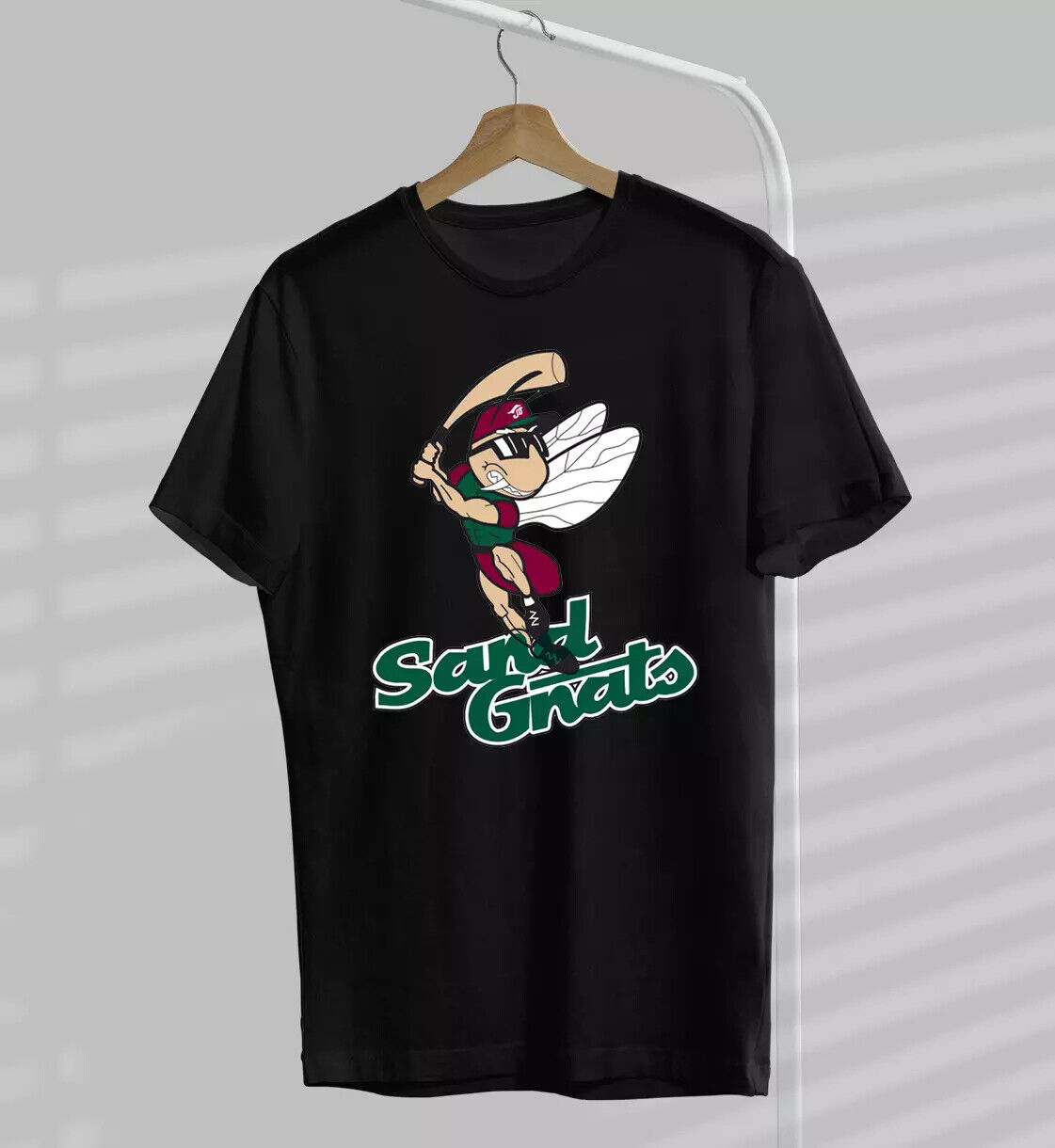 Savannah Sand Gnats Logo T-shirt Black Unisex All Sizes JJ3762 ...