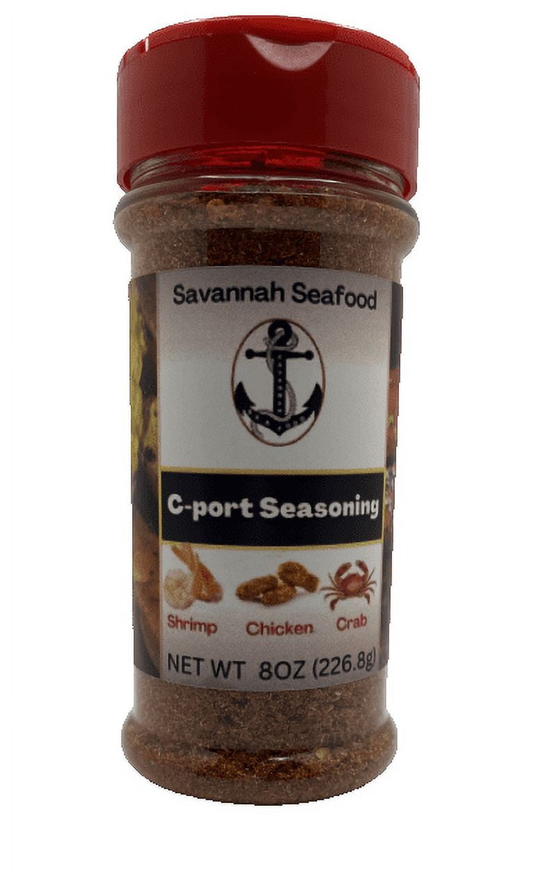 Savannah Seafood's C-Port Spice & Seasoning: 8 oz of Coastal Delight ...