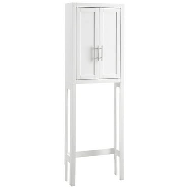 Crosley Furniture Savannah Transitional Wood Storage Cabinet in White ...
