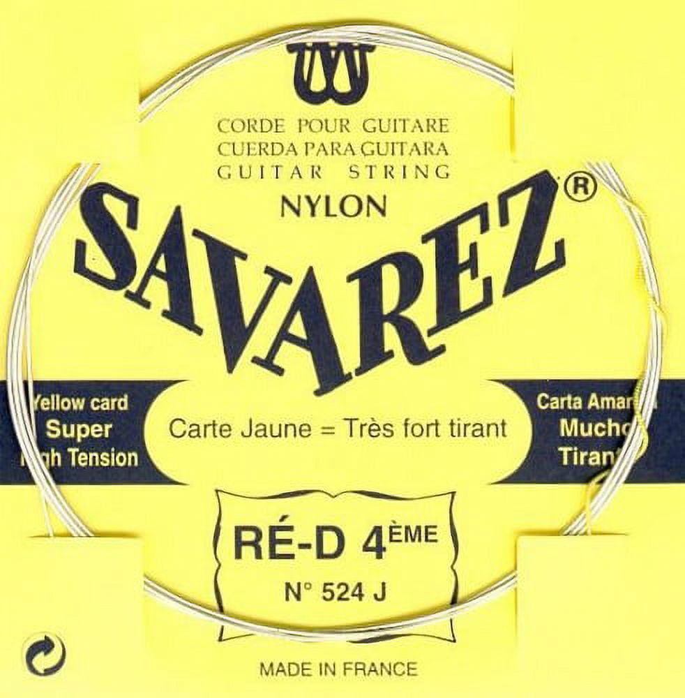 Savarez 520J Traditional Classical Guitar Strings, Very High Tension ...