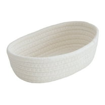 Walmart Small Woven Cotton Rope Baskets, Decorative Storage Bins for ...