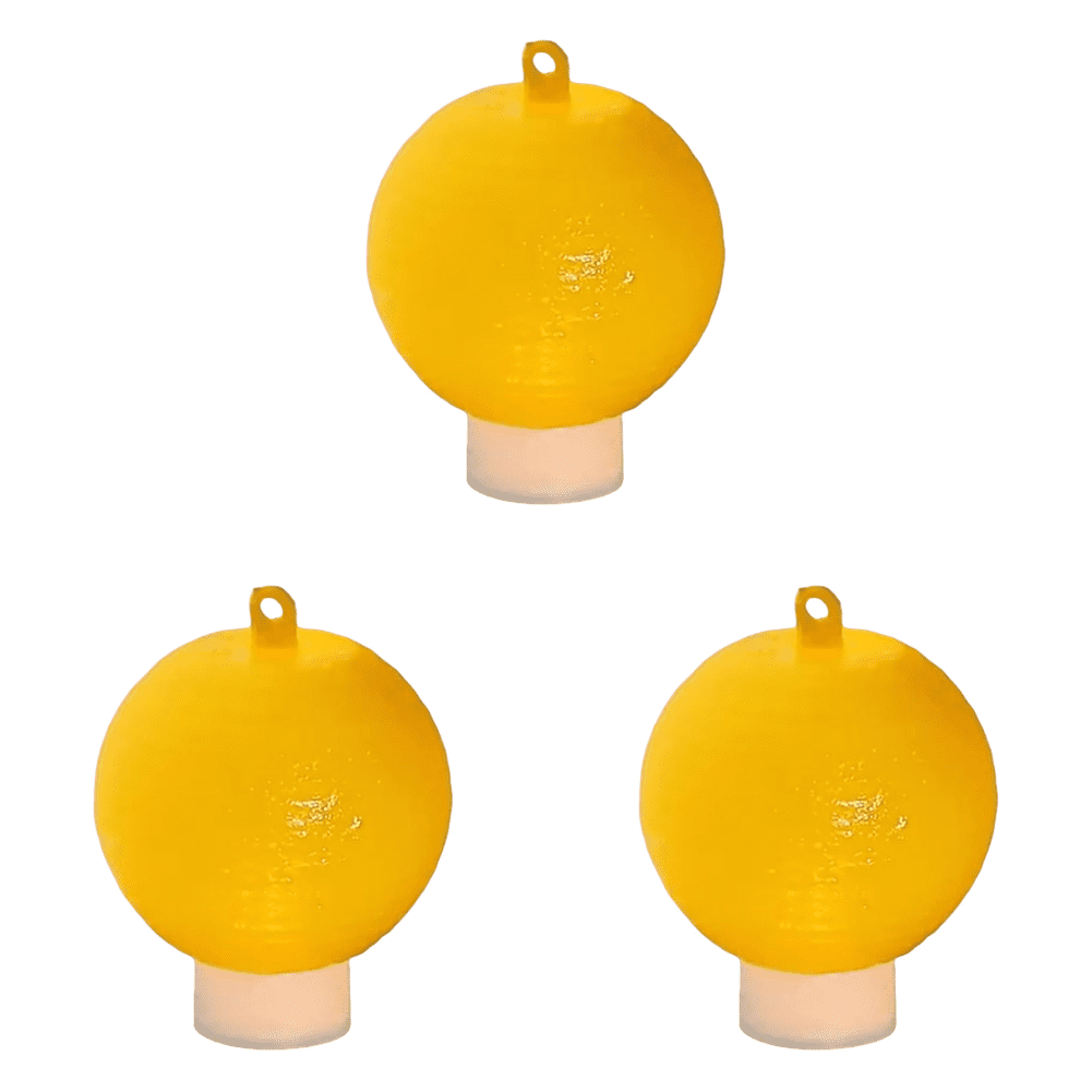More Save! 3Pcs Fruit Fly Traps Ball, Citrus Shaped Fruit Fly Traps ...