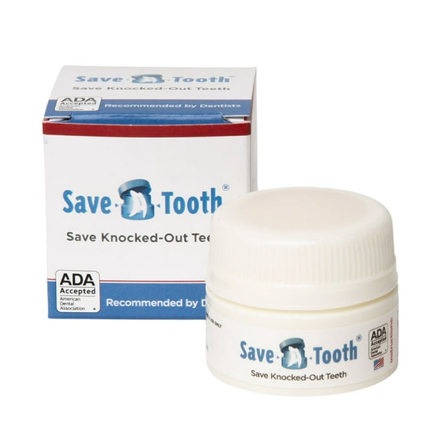 Save-A-Tooth Preserving Kit- Save up to 4 Knocked Out Teeth for up to ...