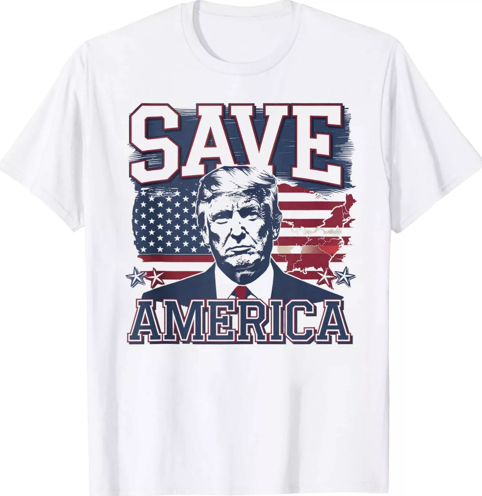 Save America Donald Trump President 2024 Election T-Shirt S-5XL ...