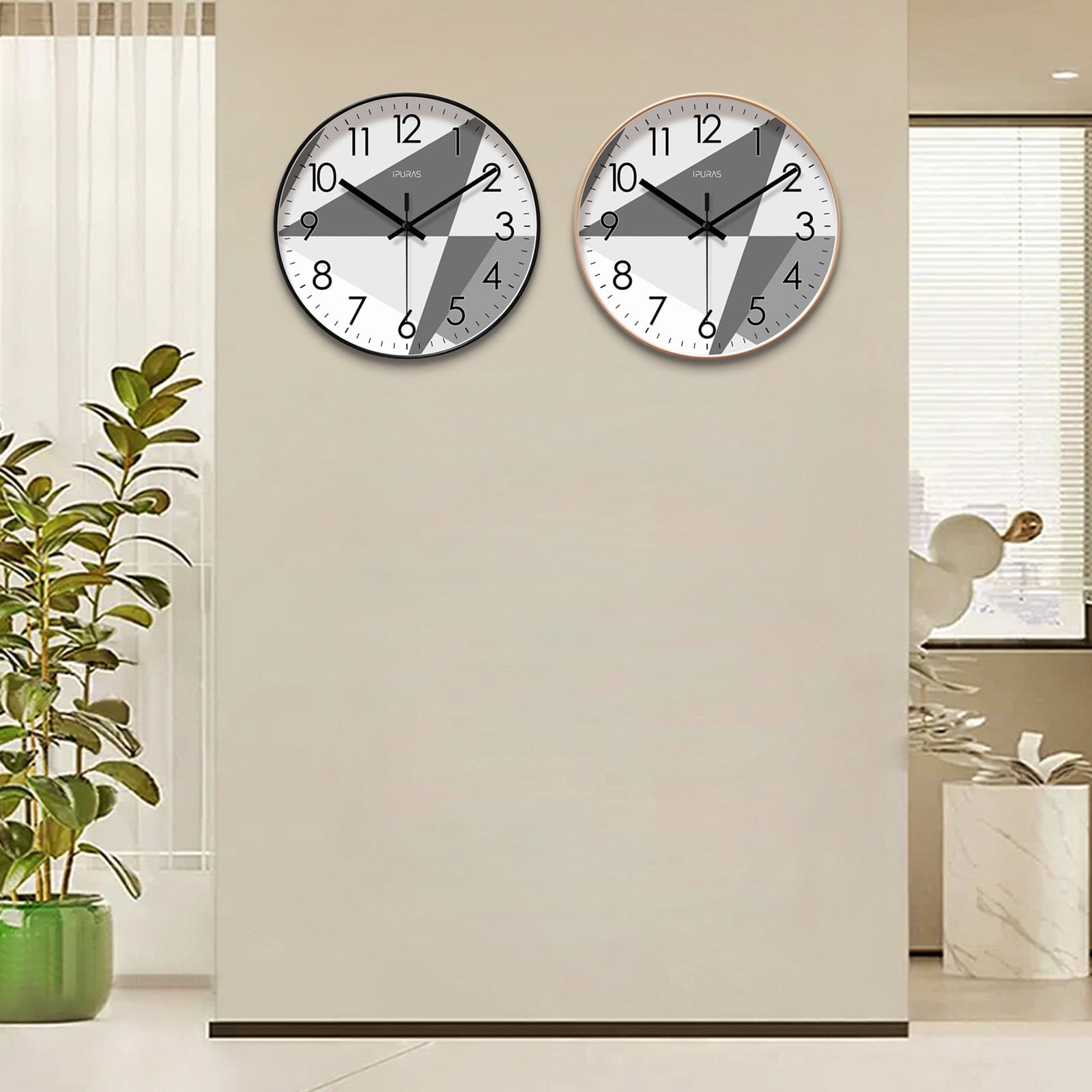 Save Big, Digital Wall Clock, Living Room Clock, Silent Mute, Modern ...
