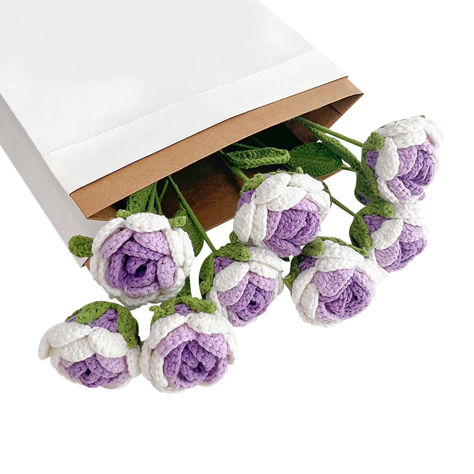 Save Big Matoen Eternal Flower Gradual Rose Hand Woven Finished Bouquet ...