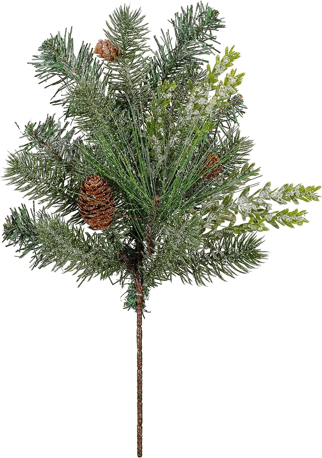 Save Dollar Stores Iced Christmas Spray 17 Inches for Christmas Decor ...