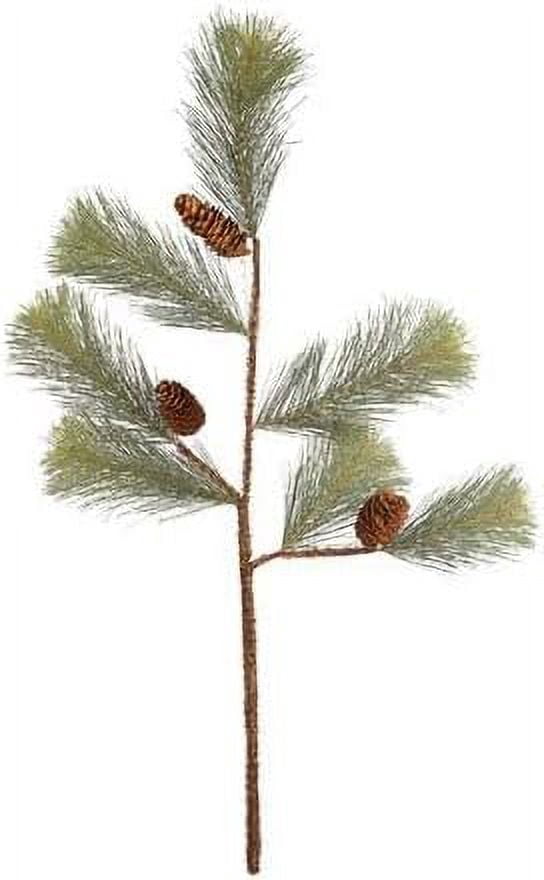 Save Dollar Stores Pine Spray with Pinecones, Green, 32 Inches for ...