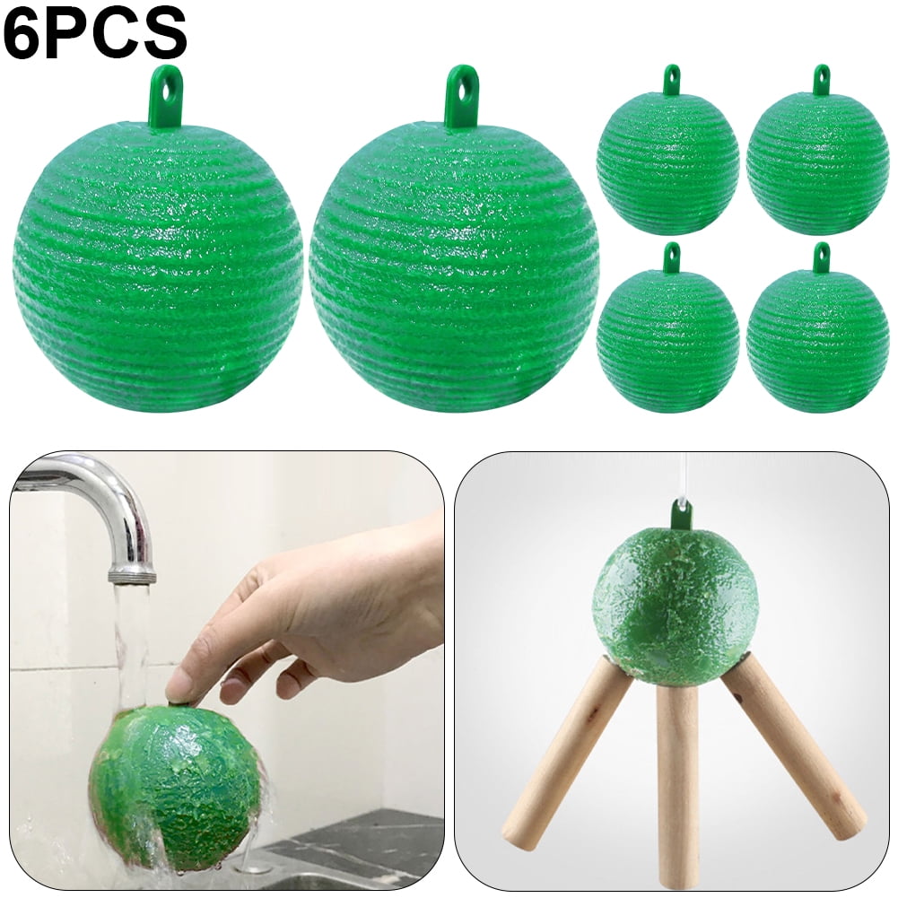 More Save! Fruit Fly Sticky Ball Trap, Hanging Fly Sticky Ball Fly Trap ...