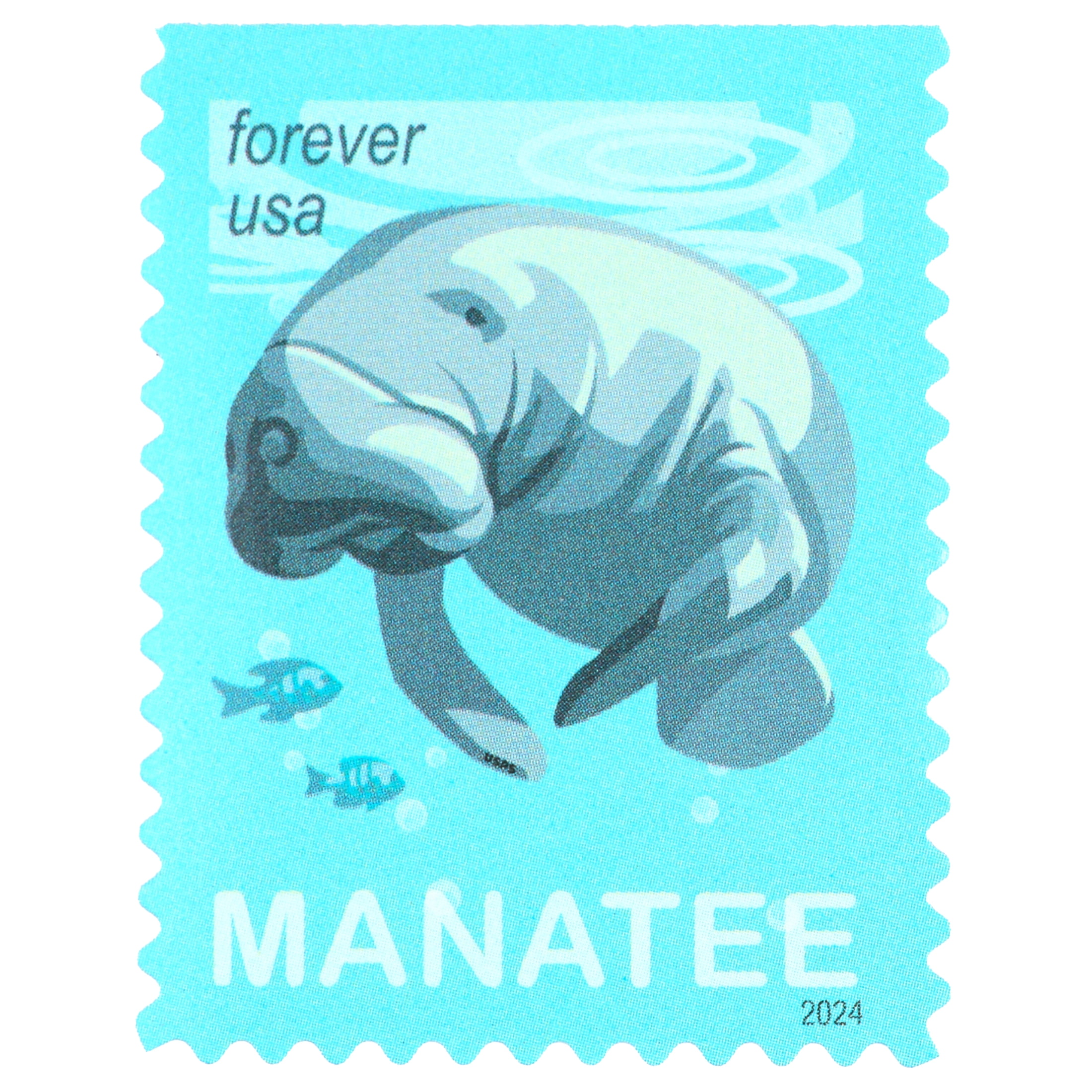 USPS Save Manatees Forever Postage Stamps - 2 Books of 20, Mail Postal ...