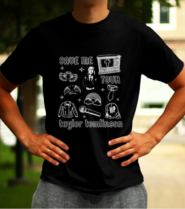 Save Me Tour Taylor Tomlinson Doodle T-Shirt up to size 4XL - Walmart.com
