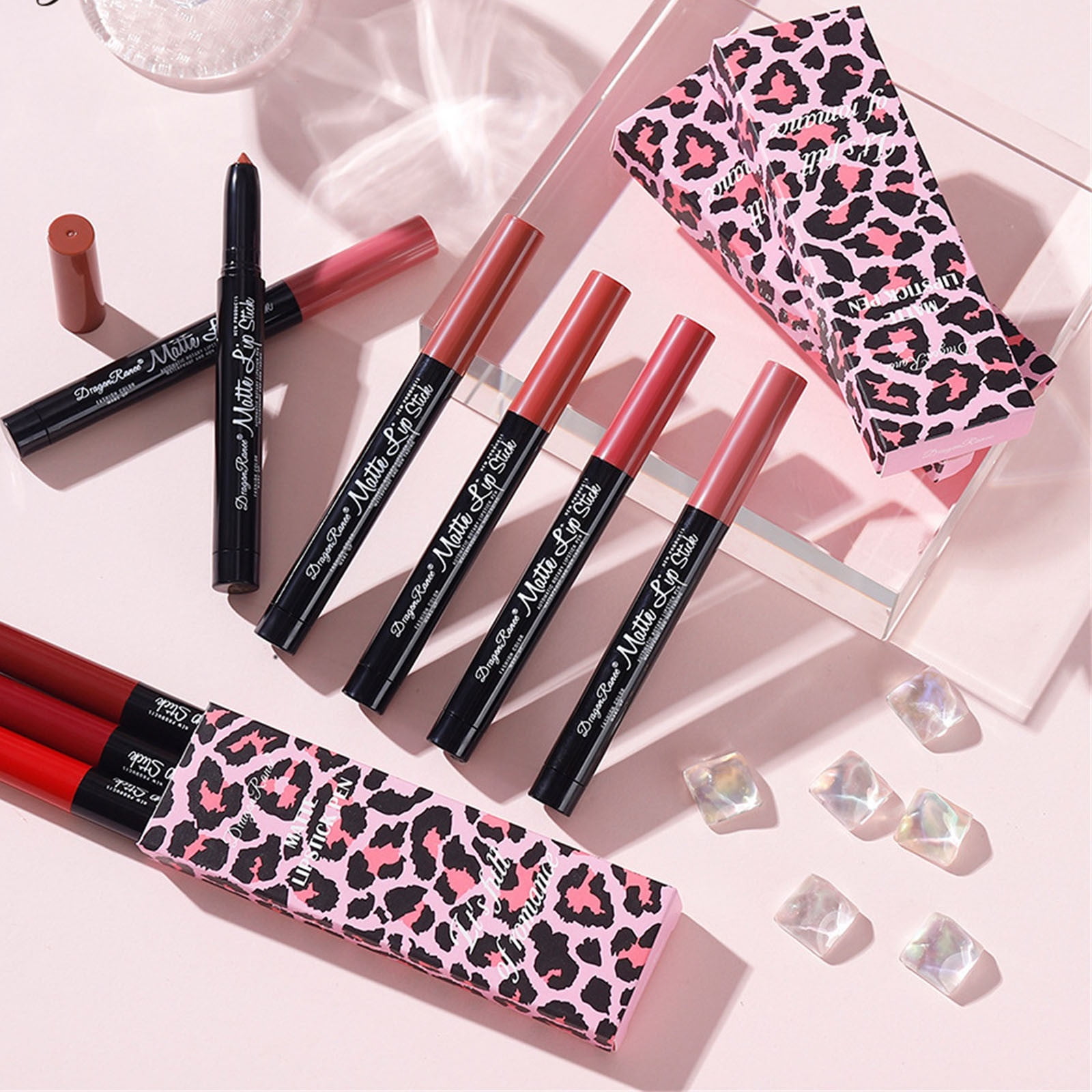 Save More, Matte Lipstick Pen, Non Fading Lip Gloss, Sweatproof, 1.8gx3 ...