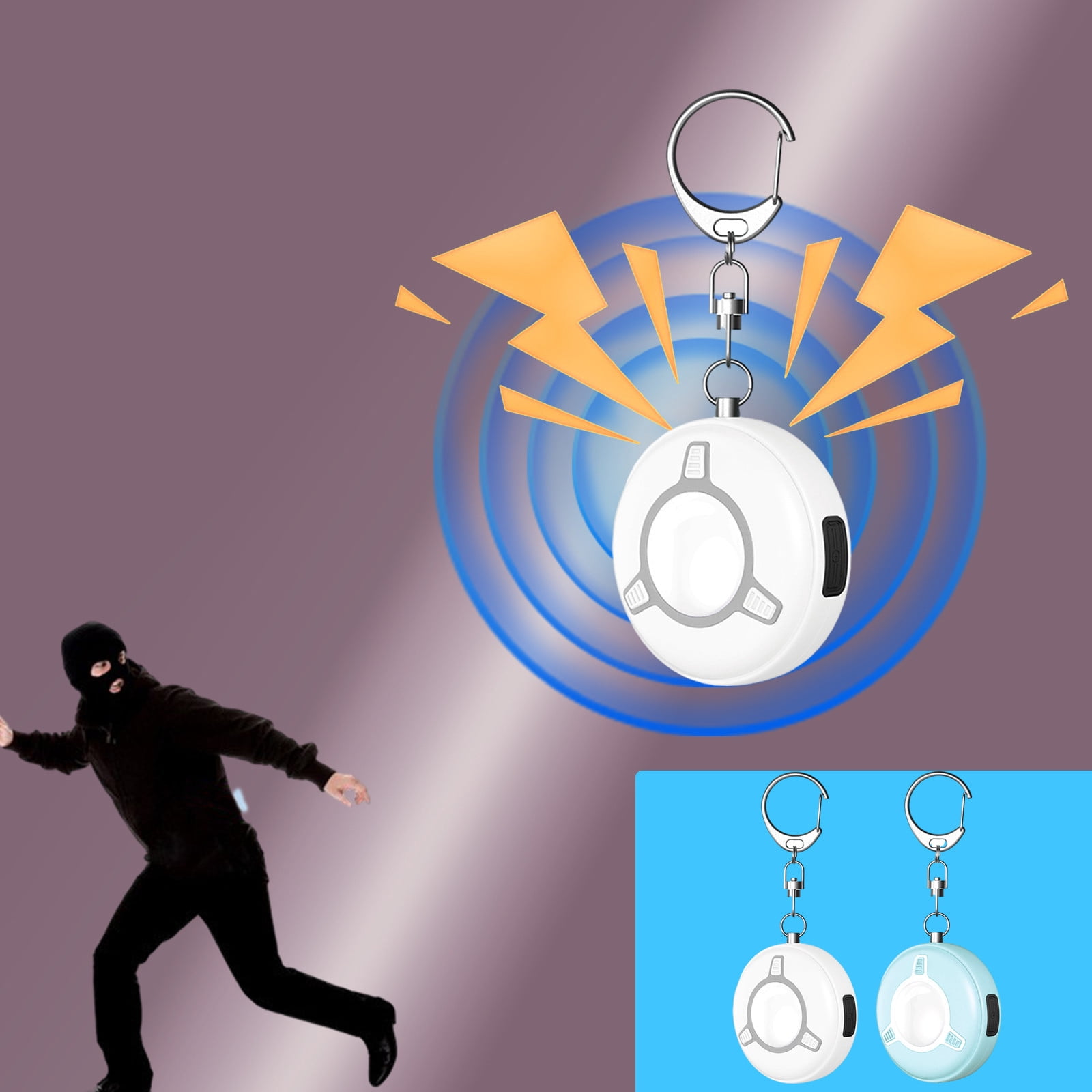 Save More, Personal Safety Alarm, Compact Emergency Light, Loud Siren ...
