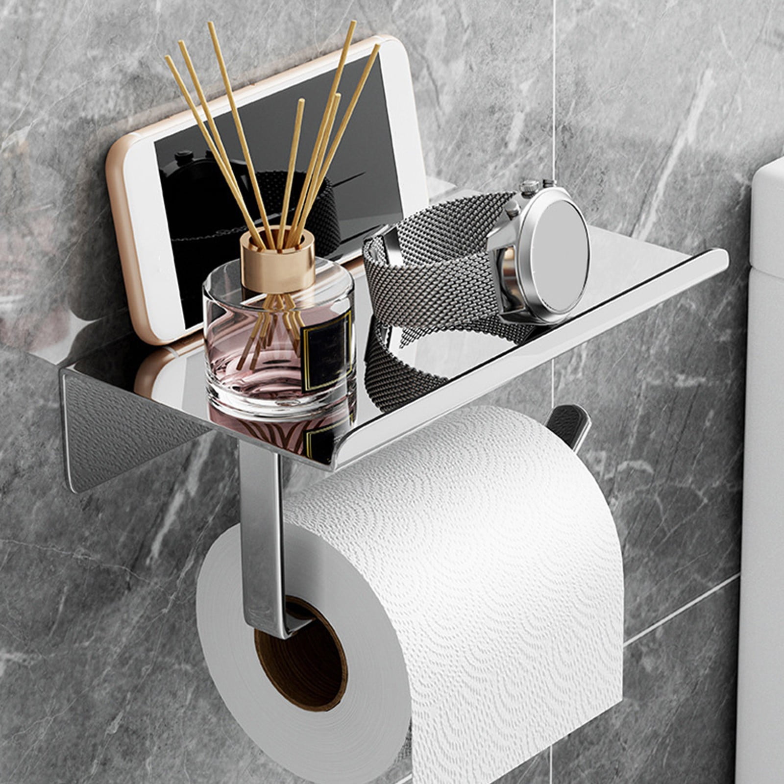 Save More, Topliu Stainless Steel Tissue Rack, No Punching Hotel ...