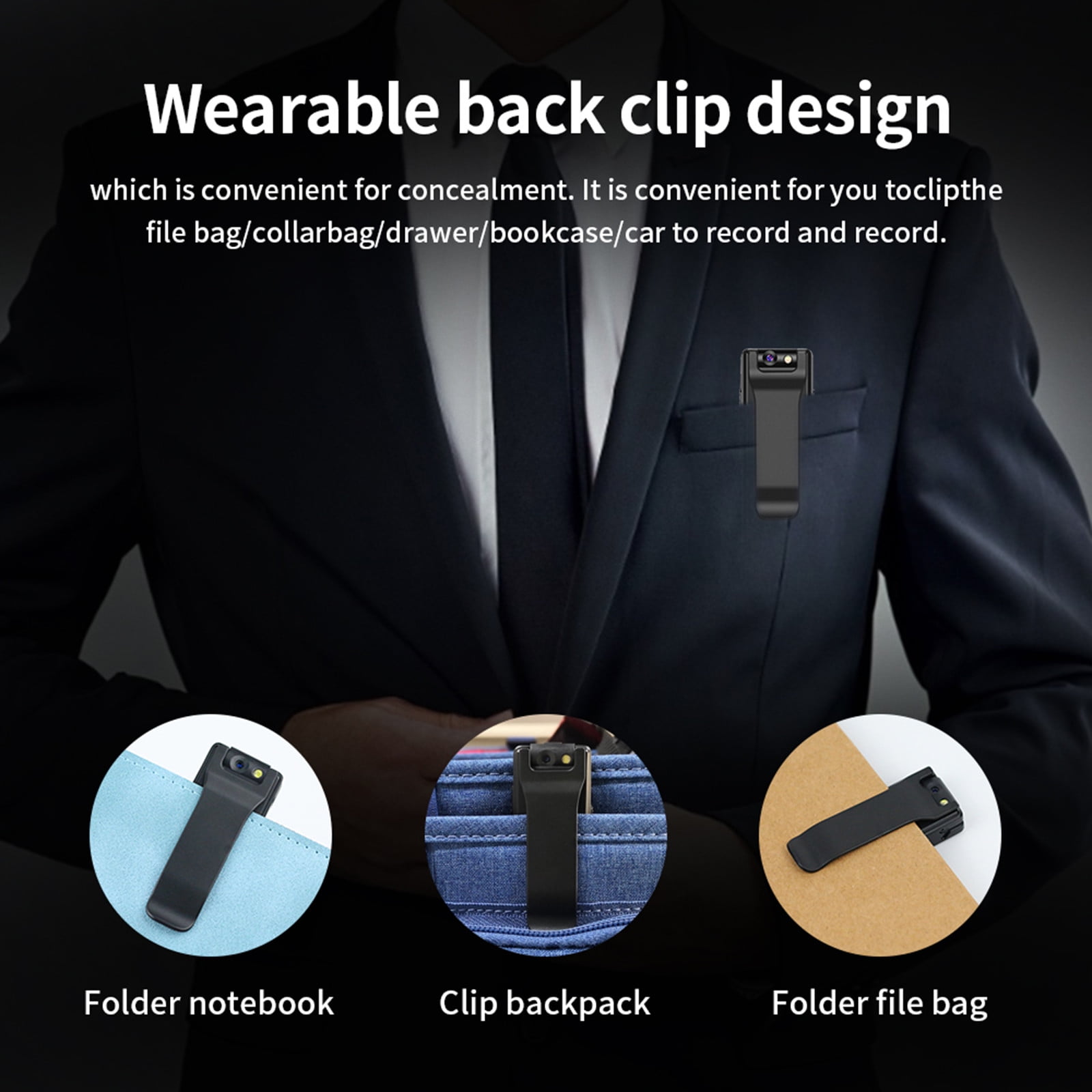 Save More, Z3 Camera, Magnetic Body Cam, Motion Detection, Digital HD ...