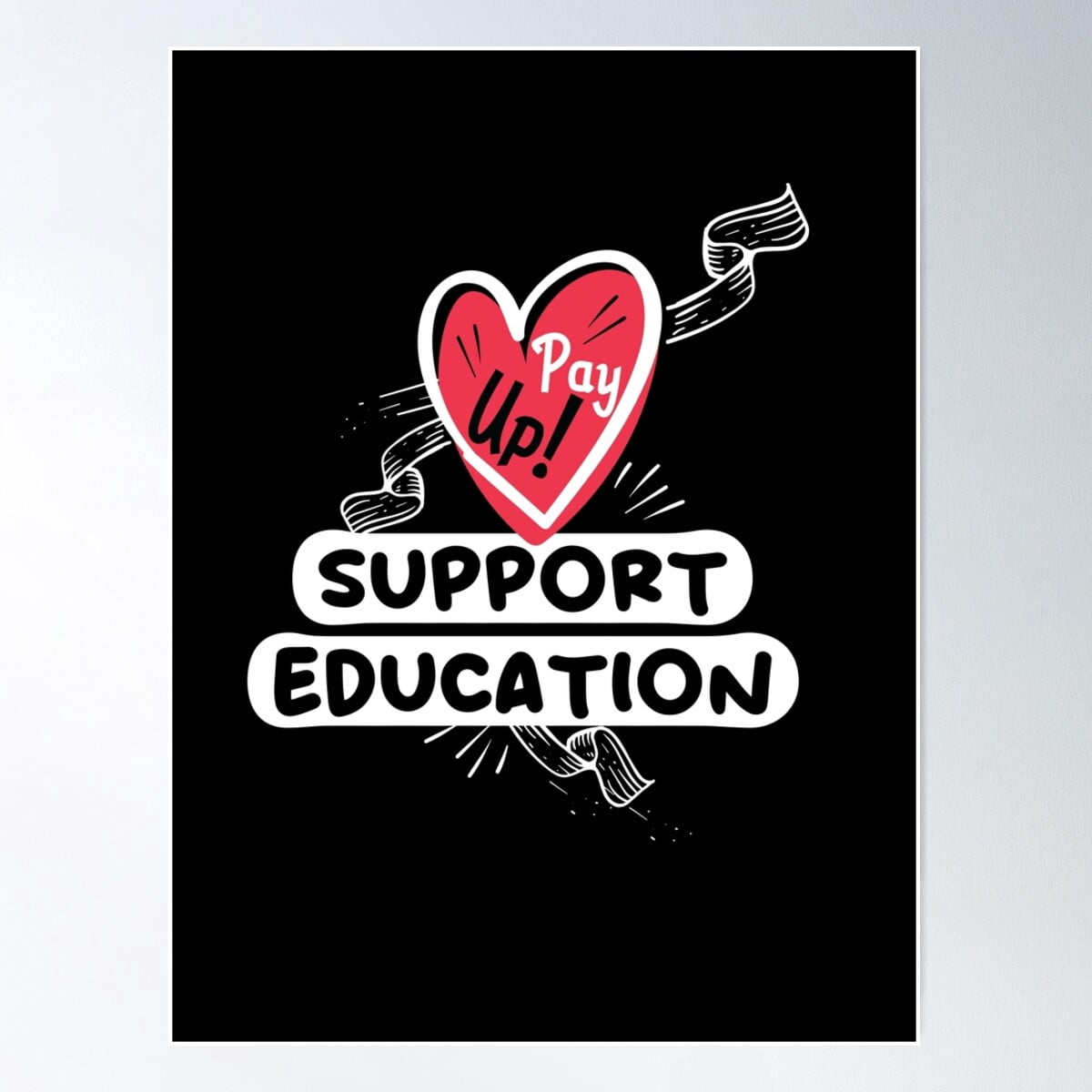 Save Our Education - Education Poster Wall Art, Modern Wall Decor For ...