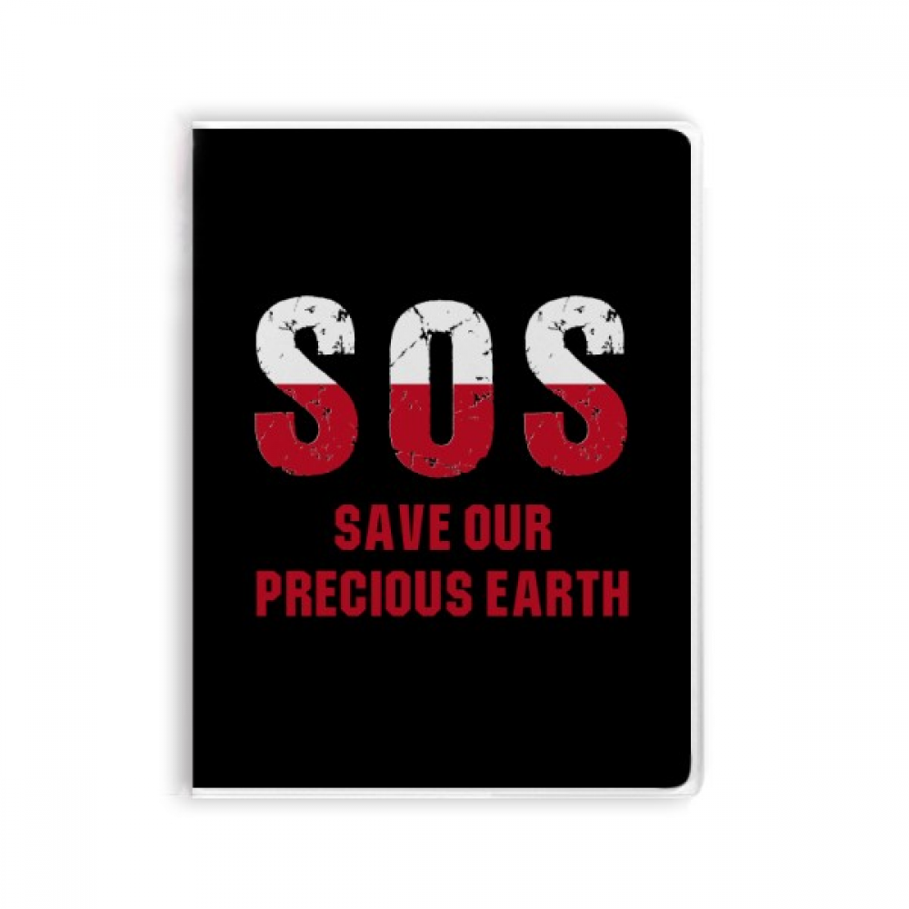 Save Our Precious Earth Art Deco Fashion Notebook Gum Cover Diary Soft ...