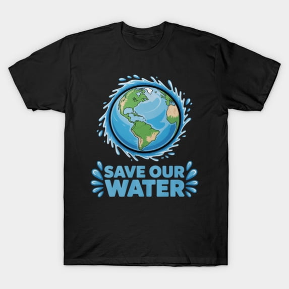 Save Our Waters Earth Day 2026 Clean Planet Unisex T-Shirt NG2454, S ...
