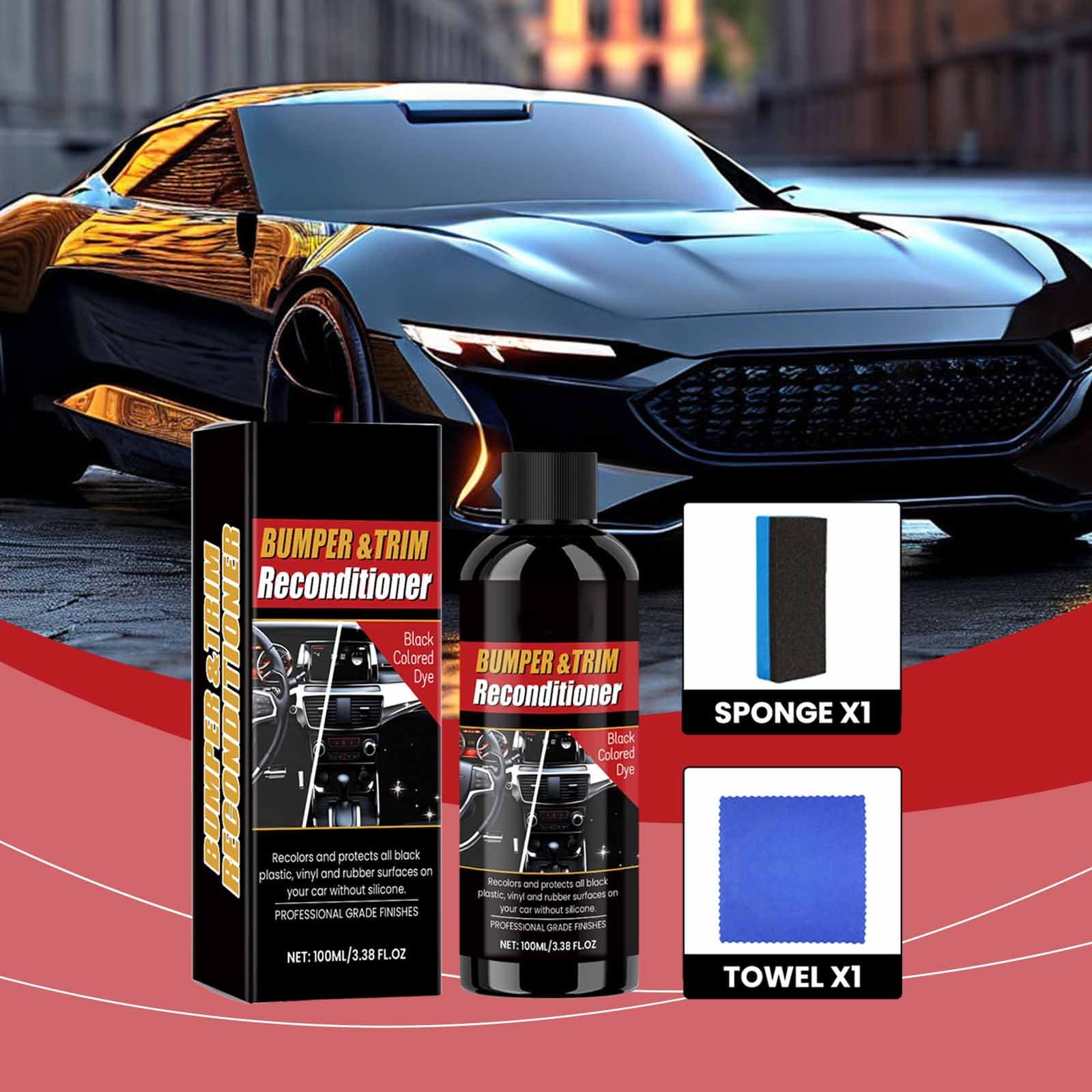 Save on Your Purchase, Car Plastic Refurbishing Agent, 100ML, Scratch ...