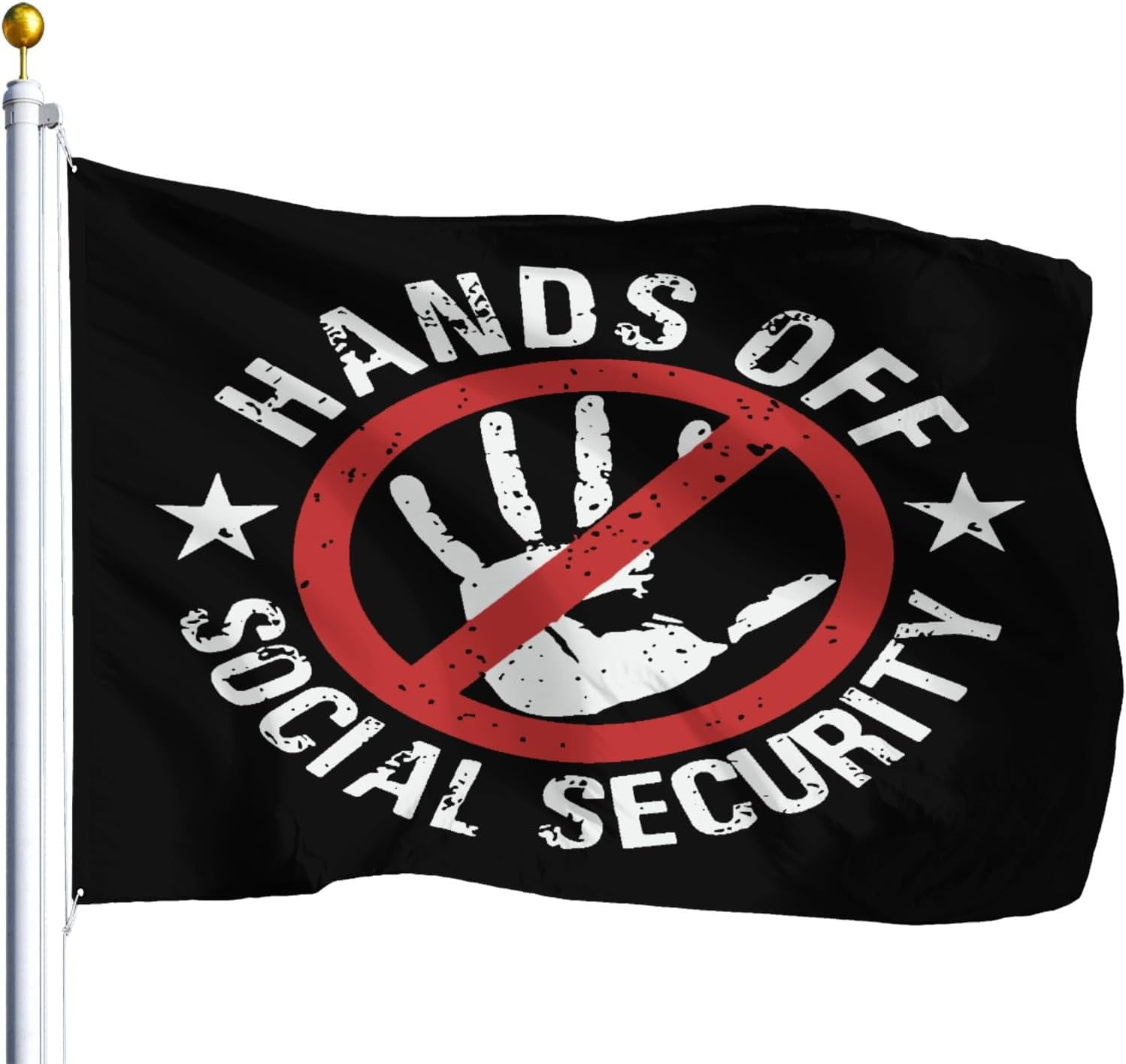 Save Social Security Hands Offs My Social Security, Don’t Touch Flag ...