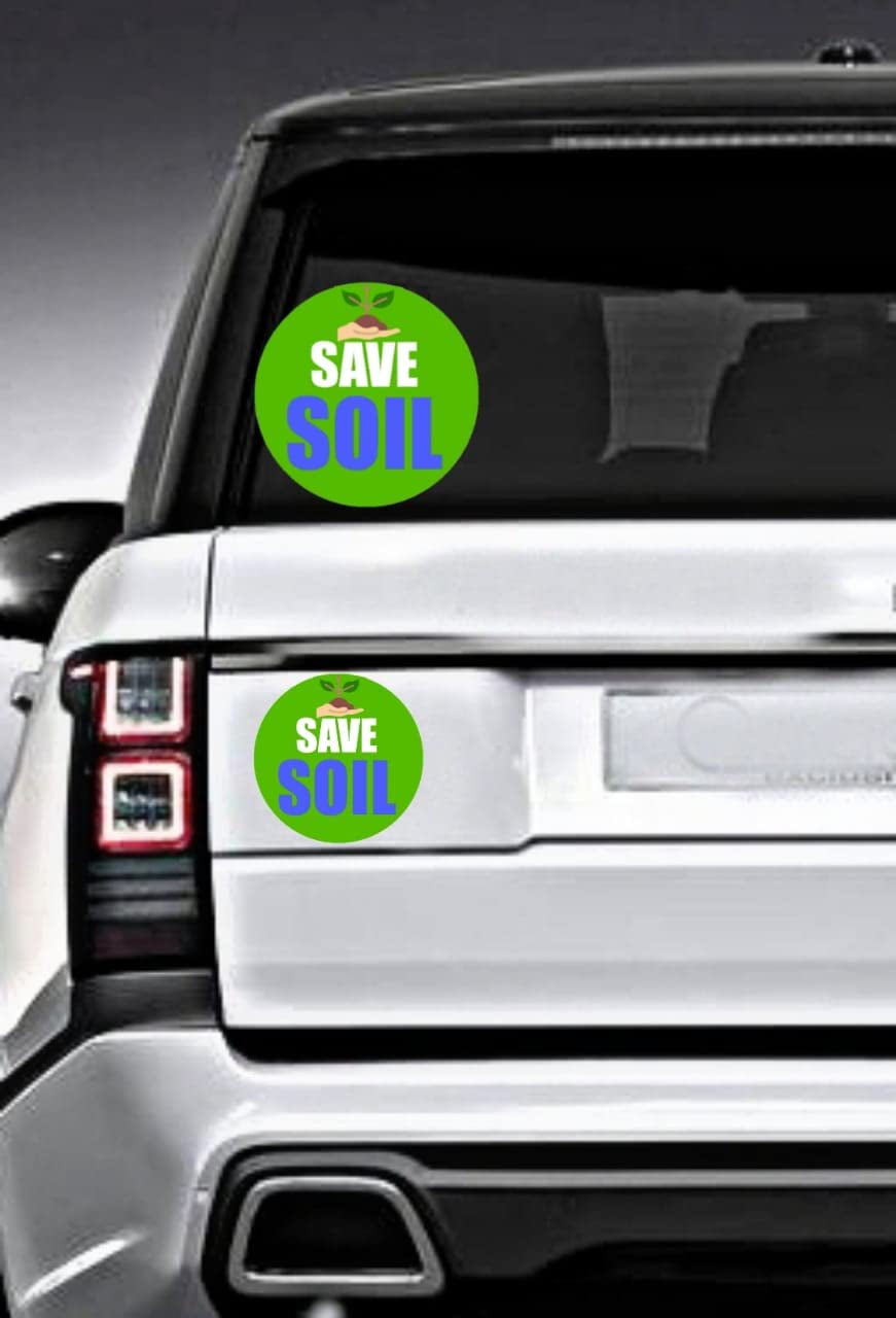 Save Soil Sticker Pack of 8 4 5 inch Save Soil Sticker Save Nature Save ...