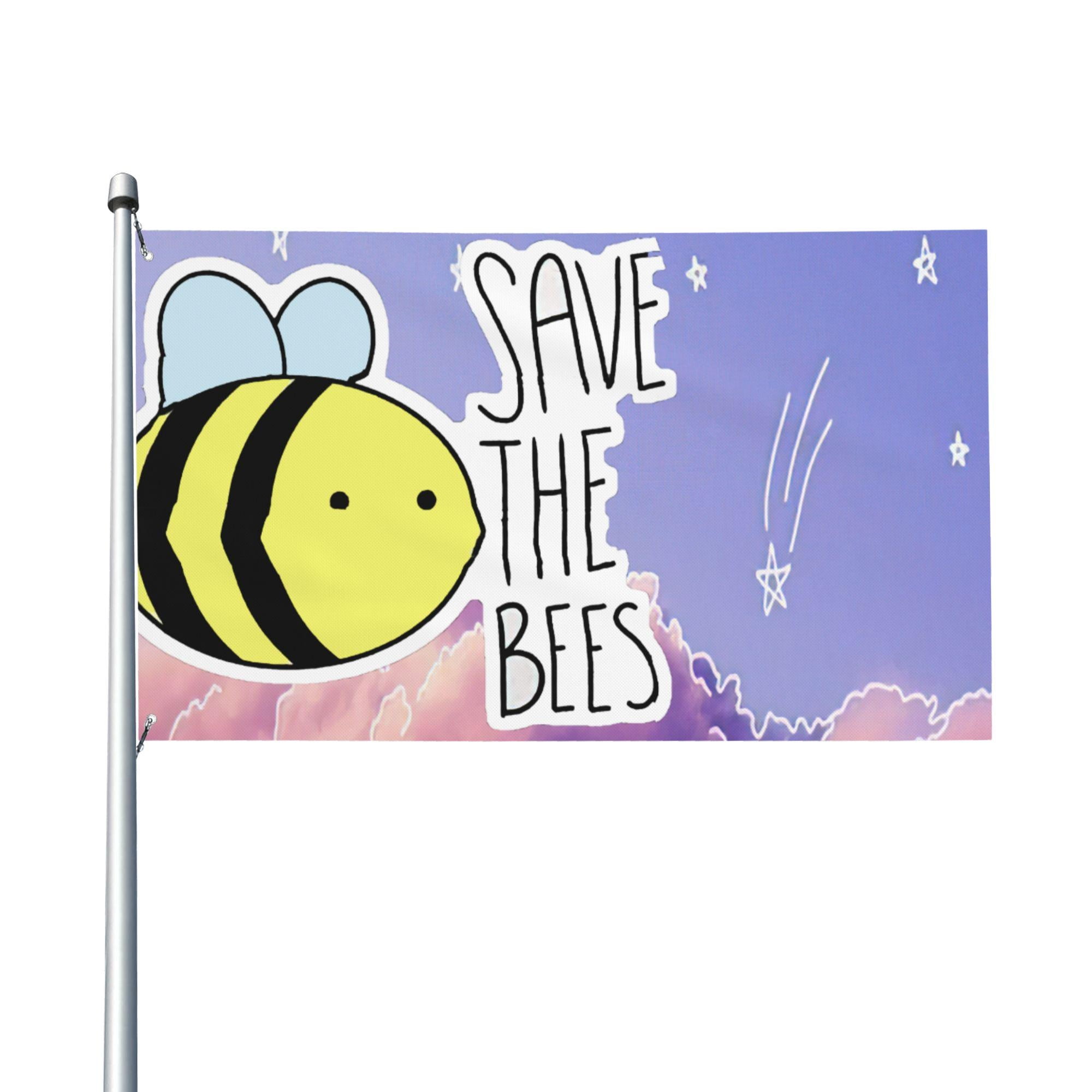 Save The Bees Flag For Indoor Home House Decor Durable Garden Breeze ...