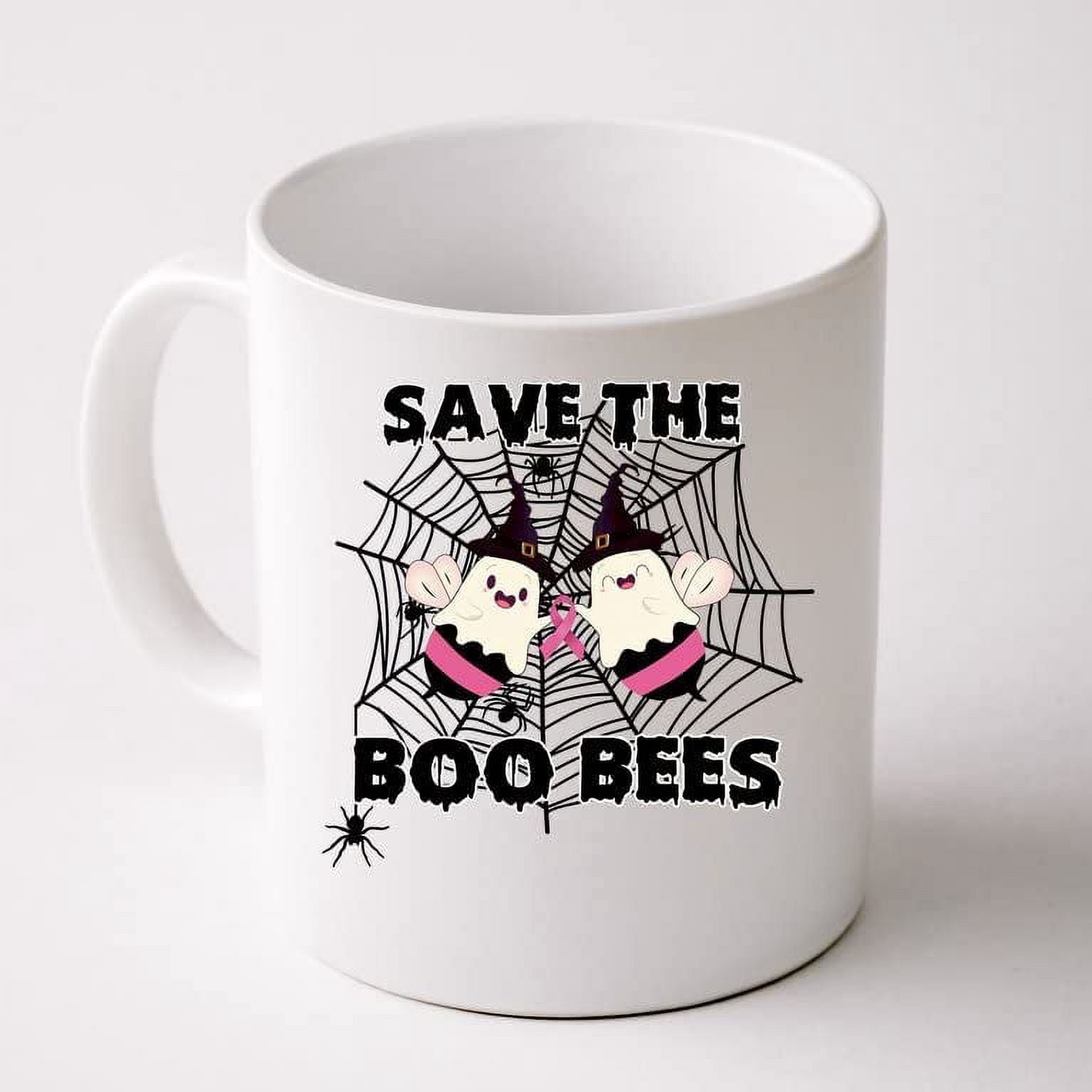 Save The Boo Bees Breast Cancer Mug, Gift For Halloween Lover, Funny ...