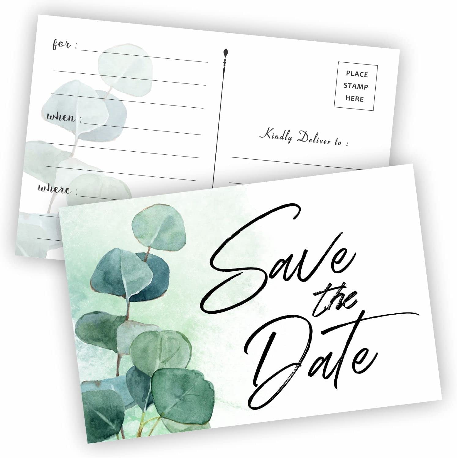 Walmart Save The Date Postcards - 50 Pack, 4"x6", Wedding, Engagement ...