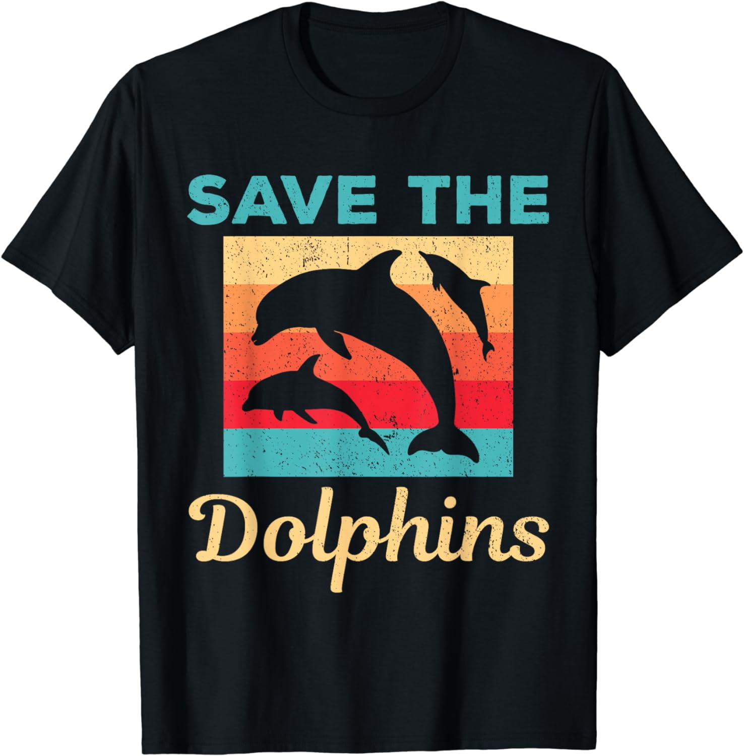 Save The Dolphins Dolphin Water Sea Animals Lover Gift T-Shirt ...