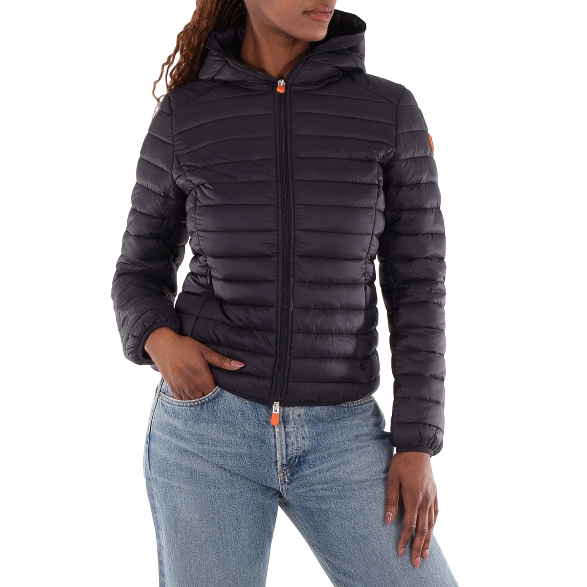 Save The Duck Daisy Hooded Puffer Jacket, Brand Size 2 (Medium ...