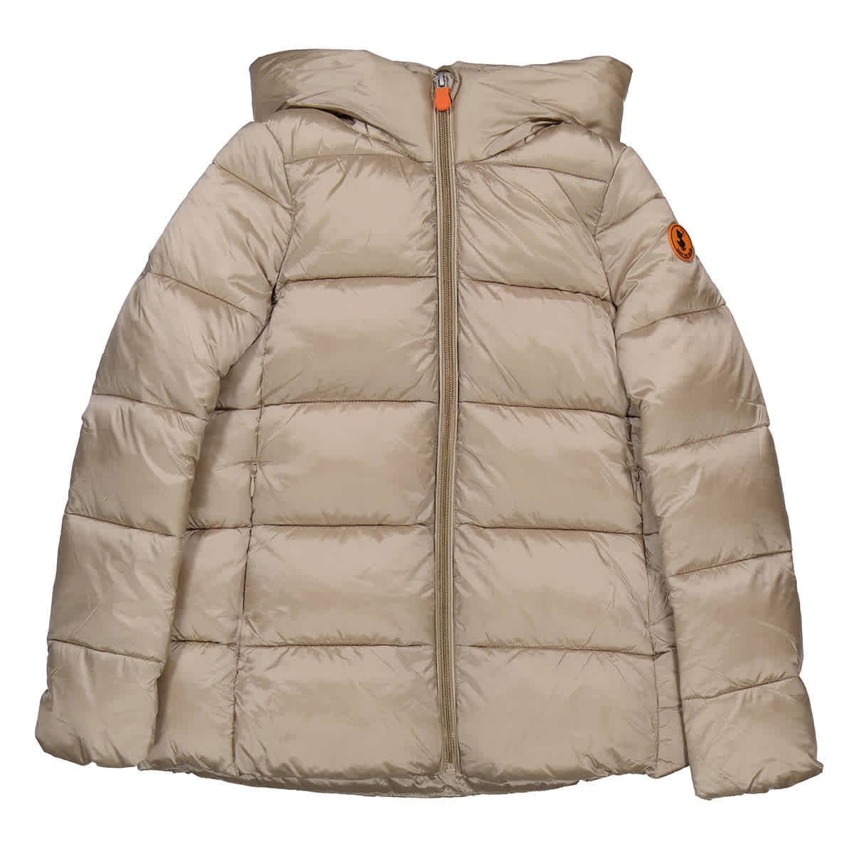 Save The Duck Girls Gracie Logo Patch Puffer Jacket, Size 4Y - Walmart.com