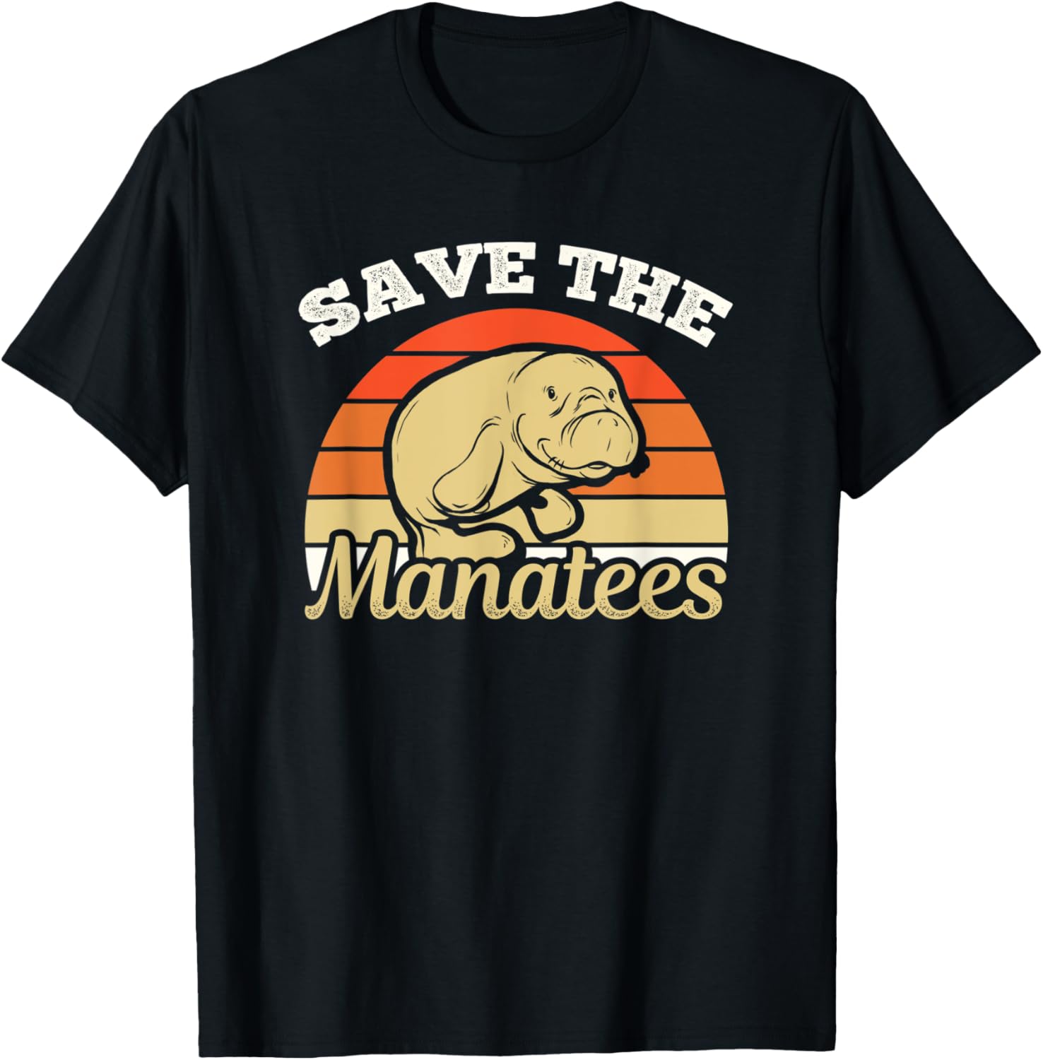 Save The Manatees Aquatic Animals Manatee T-Shirt - Walmart.com