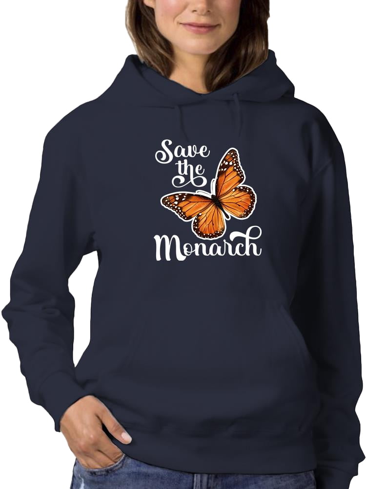 Save The Monarch Buttefly Hoodie Women -Smartprints Designs, Female ...