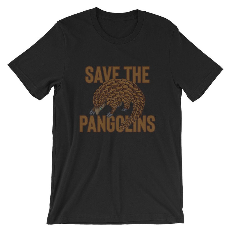 Save The Pangolins T-Shirt | Pangolin Endangered Species Shirt ...