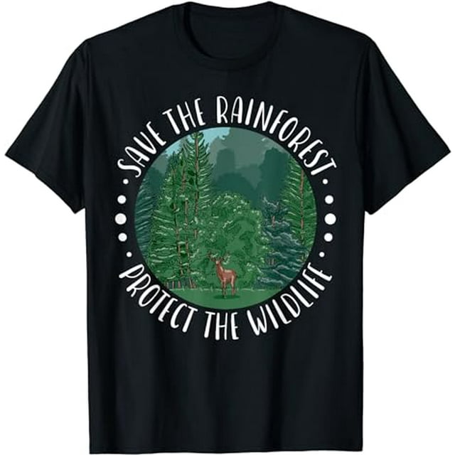 Save The Rainforest Protect The Wildlife Earth Day 2024 T-Shirt - Walmart.com