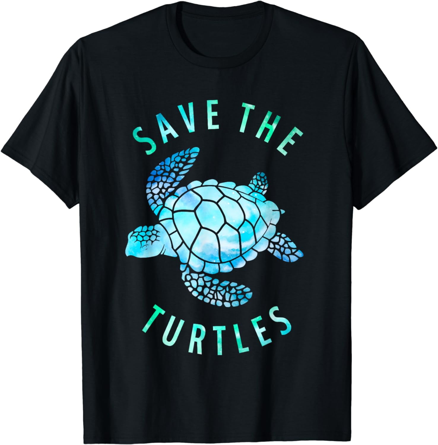 Save The Turtles Sea Turtle Tie Dye Ocean Wildlife Earth Day T-Shirt ...