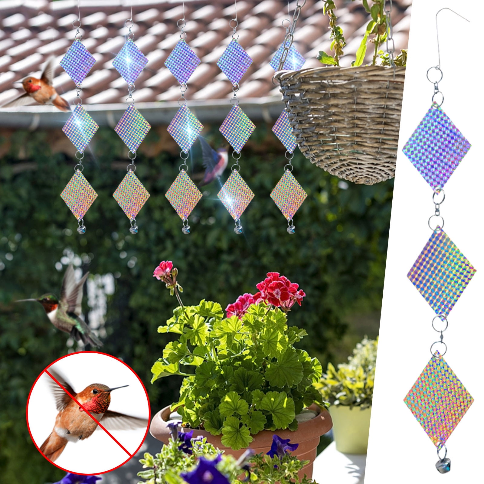 Save Today, Reflective Bird Deterrent String, Outdoor Pest Barrier ...