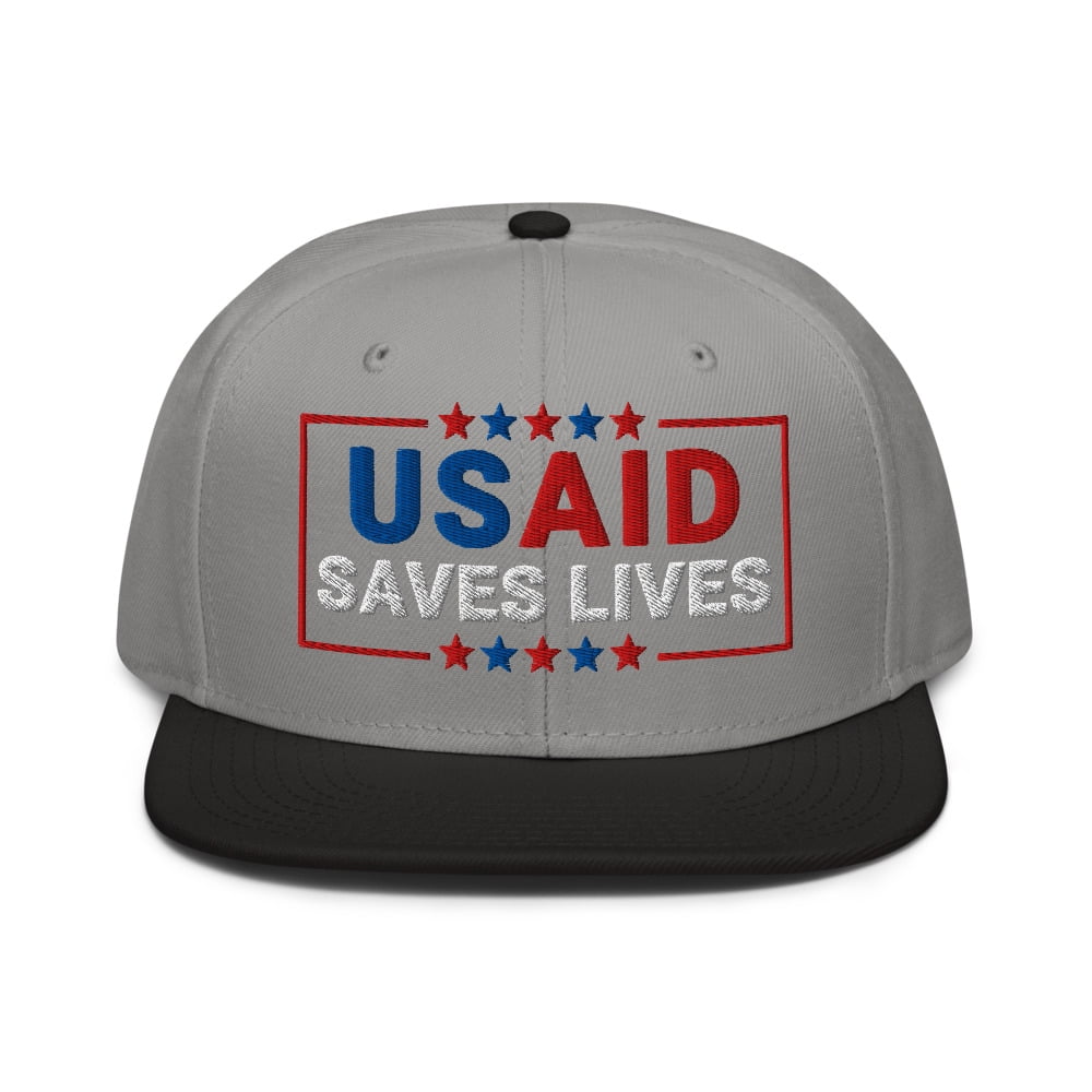 Save USAID Save Lives NGOs Embroidered Snapback Hat, USAID US Agency ...