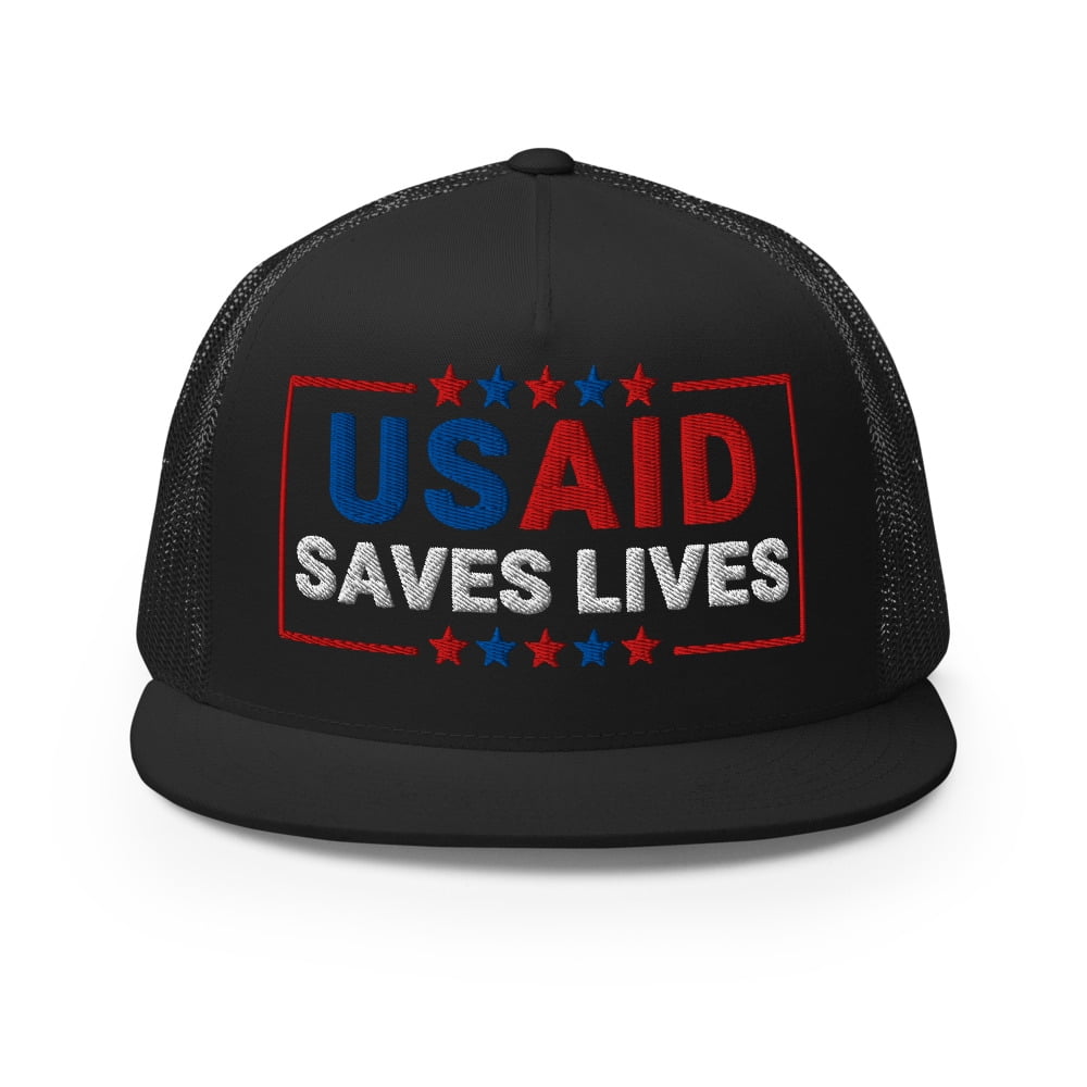 Save USAID Save Lives NGOs Embroidered Trucker Cap, USAID US Agency ...