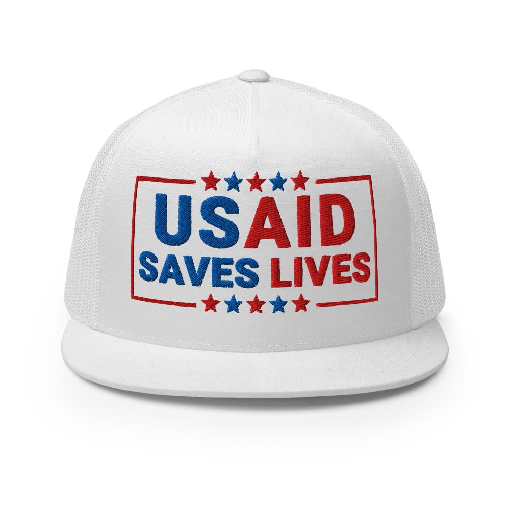 Save USAID Save Lives NGOs Embroidered Trucker Cap, USAID US Agency for ...