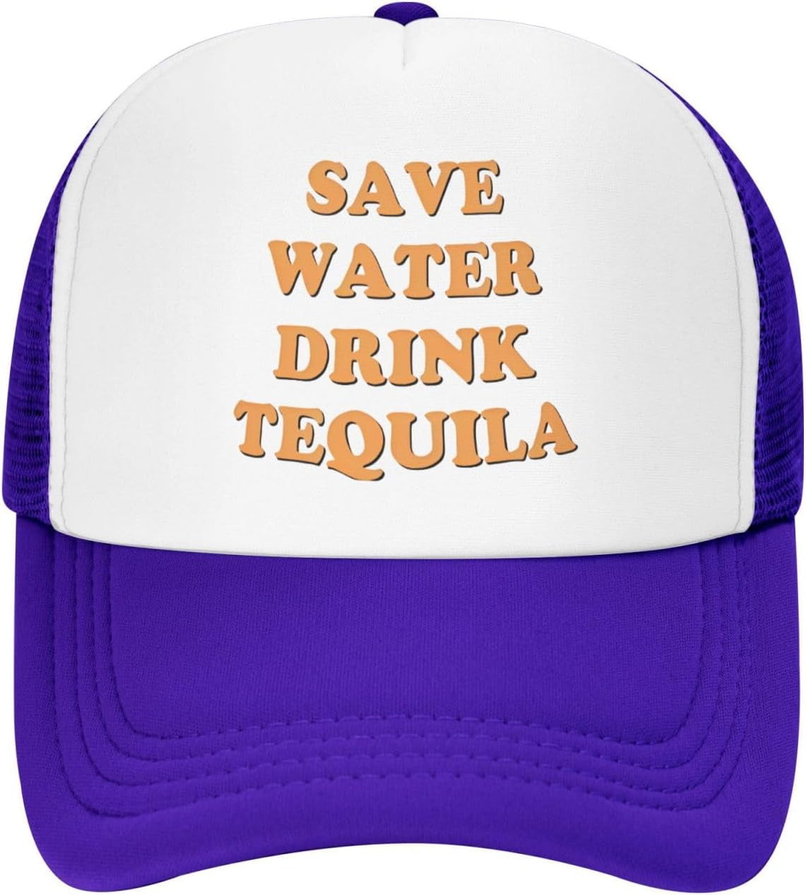 Save Water Drink Tequila Hat Funny Trucker Hats Adjustable Classic Fishing Cap for Men and Women ...