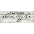 Save Water, Shower Together Farmhouse Bathroom Funny Home Decor Wood ...