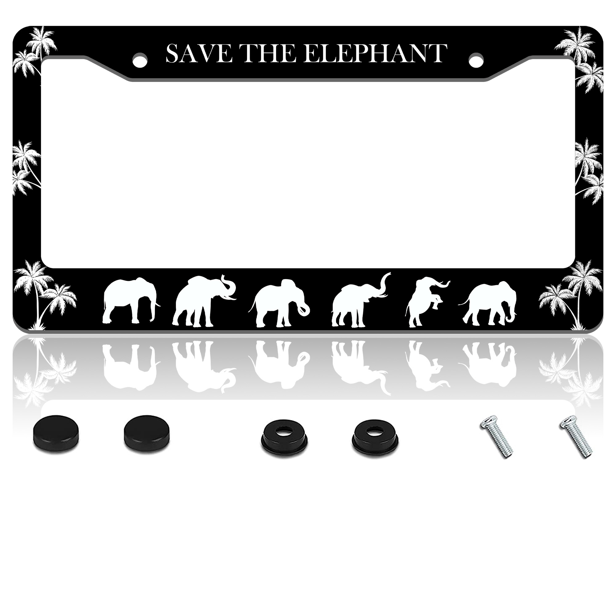 Save the Whales, Environmental Global Warming License Plate Tag Frame ...