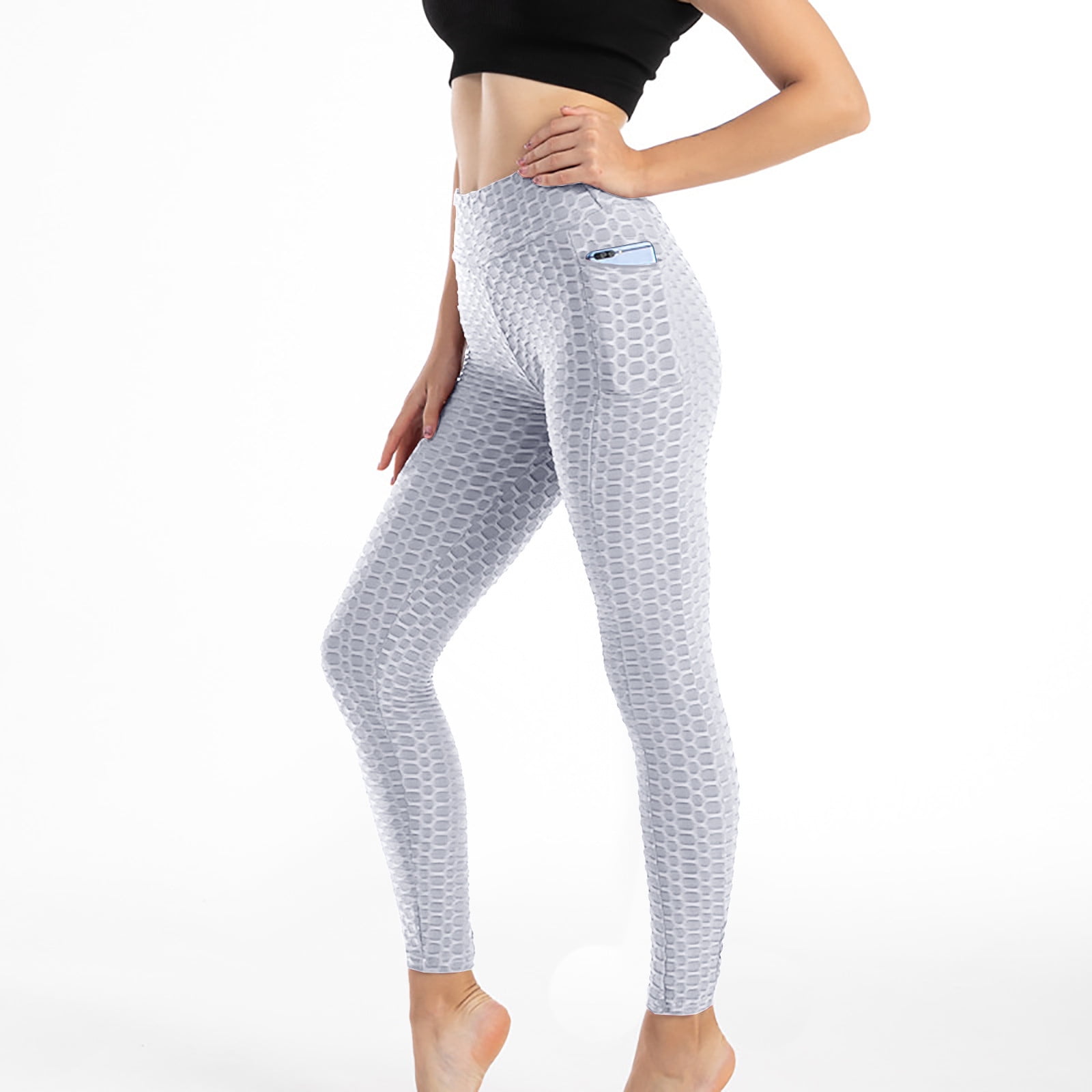Save for Spring AXXD White Leggings for Women Workout Yoga Leggings ...